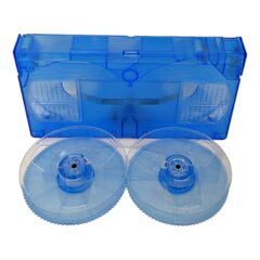 Transparent Blue VHS Shell w/Matching Colored Spools – NO TAPE – VHS is ...