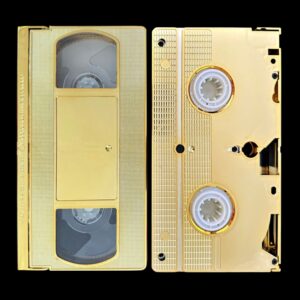 Metallic Gold VHS Shell w/T-130 Tape – VHS is LIFE