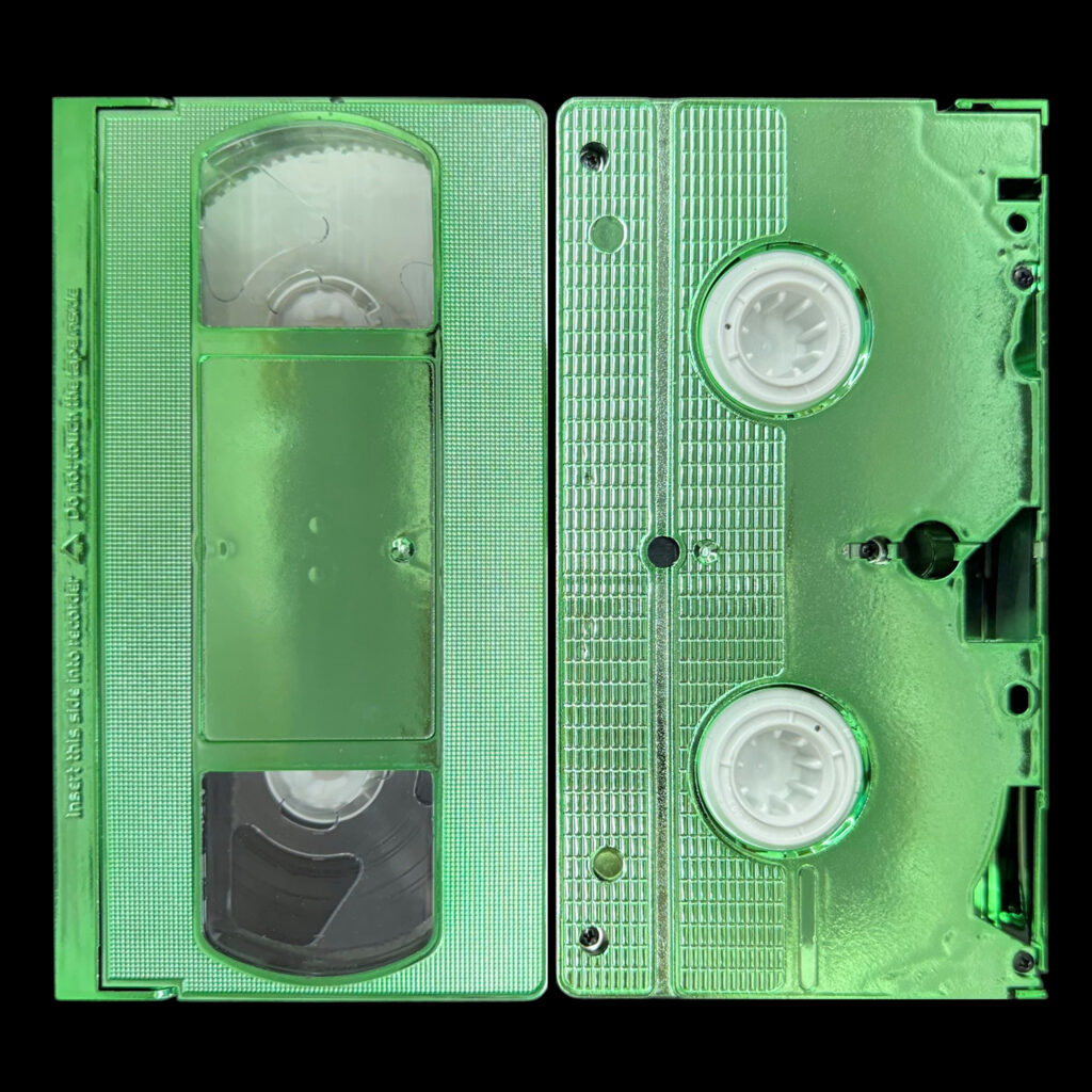 Metallic Green VHS Shell w/T-150 Tape - VHS is LIFE